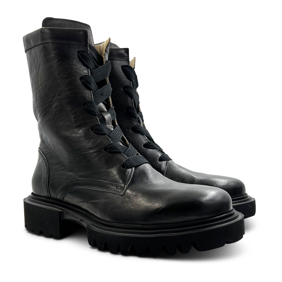 Ted Mid EVA Sole Boot Washed in Black – Justin Deakin